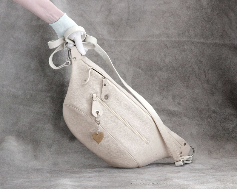 Large Leather Sling Bag Women's Leather Purse Soft - Etsy