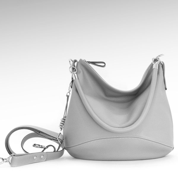 Gray Crossbody Bag - Etsy
