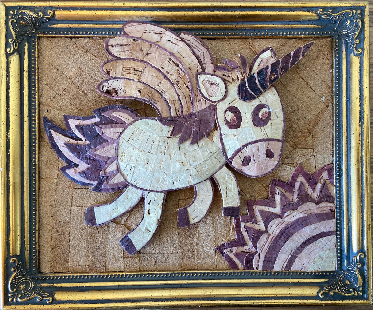 Wine Cork Art - Peggy the Unicorn - Etsy