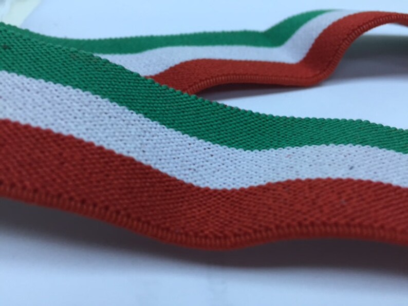 Italian Elastic Italian Flag Fabric Comfortable Elastic - Etsy