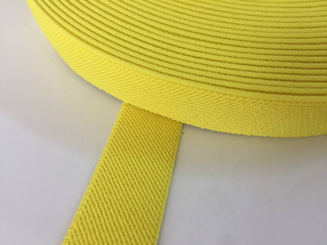 1 Inch Elastic, 1 in Yellow Suspender Elastic,1 in Waistband Elastic ...