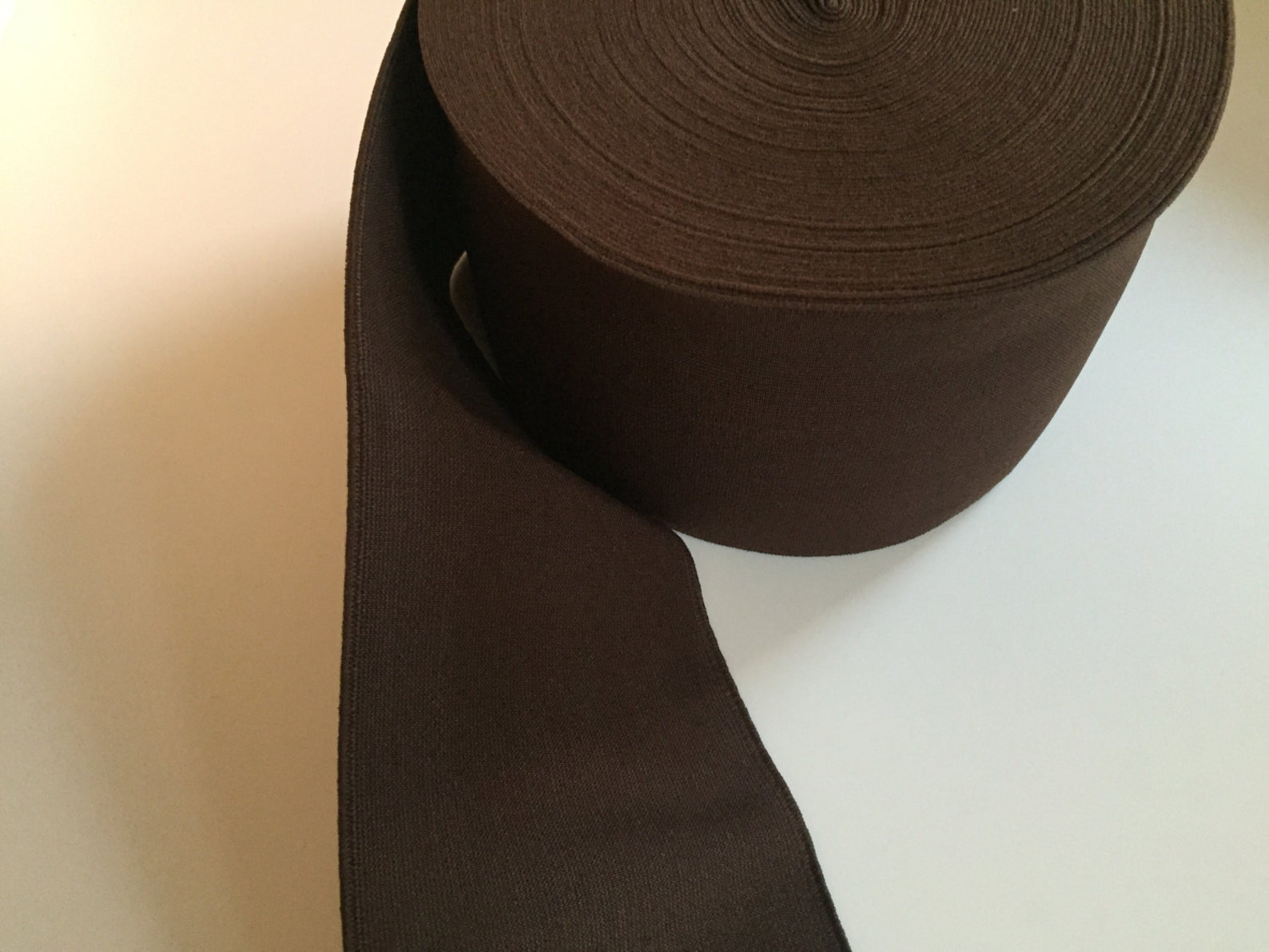 4.8 in Brown Elastic Webbing 12 Cm Brown Elastic - Etsy