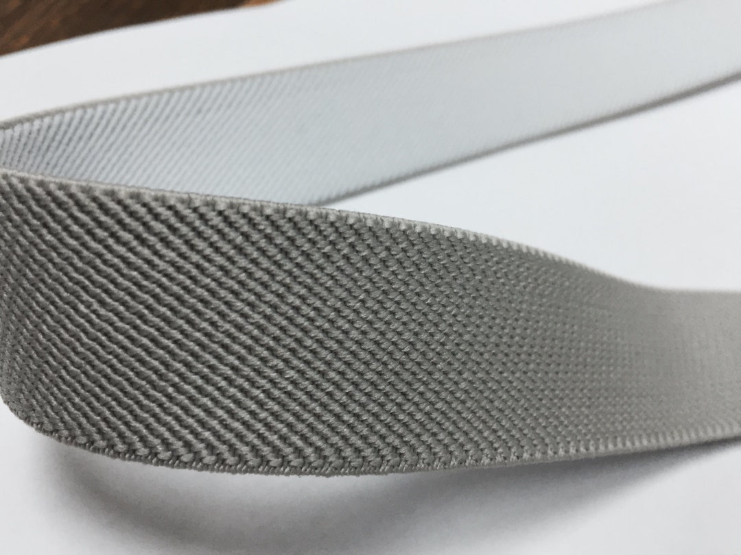 1 Inch Elastic, Gray Elastic, 1 Inch Elastic - Etsy