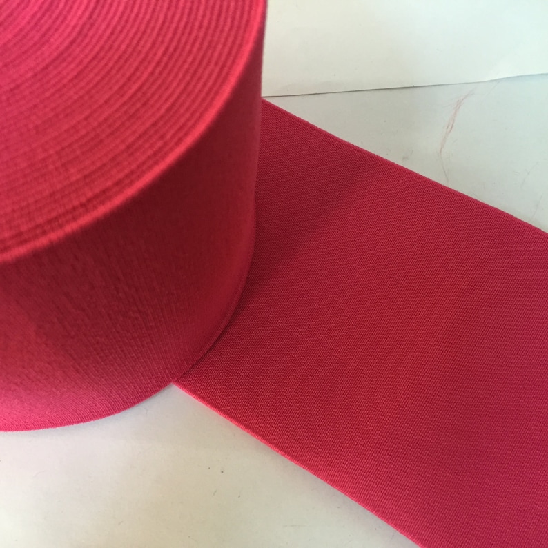 4 Inch Wide Ultrawide Red Elastic, Ultrawide Pink Elastic, Ultrawide ...