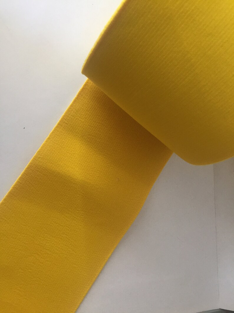 4 in 10 cm wide ultrawide yellow elastic | Etsy