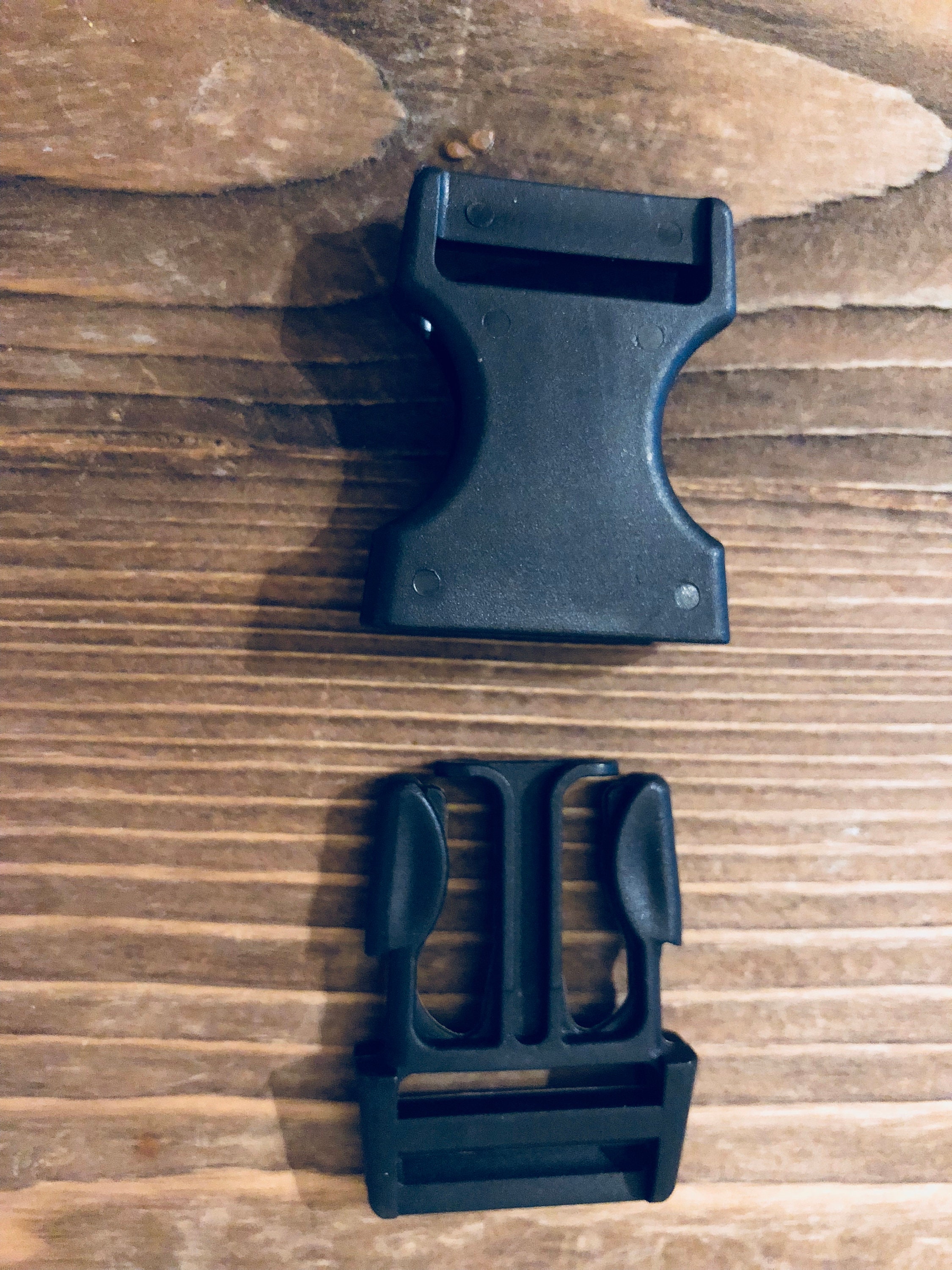 10 Pcs 1 Inch Wide Plastic Buckles in Black, Side Release Buckle ...