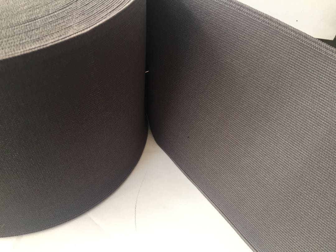 4.7 in - 12 Cm Ultrawide Waistband, Gray Heavyduty Elastic, Wide ...
