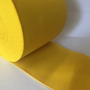 4 in - 10 Cm Wide Ultrawide Yellow Elastic - Etsy