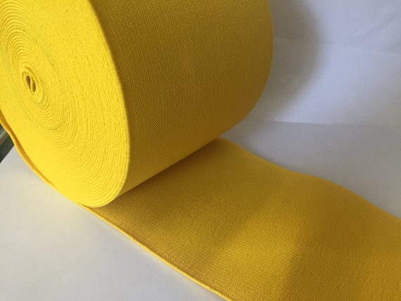 4 in 10 cm wide ultrawide yellow elastic | Etsy