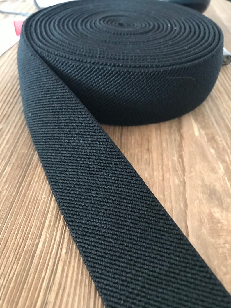Black Elastic Band Waistband Elastic Soft Elastic Elastic - Etsy