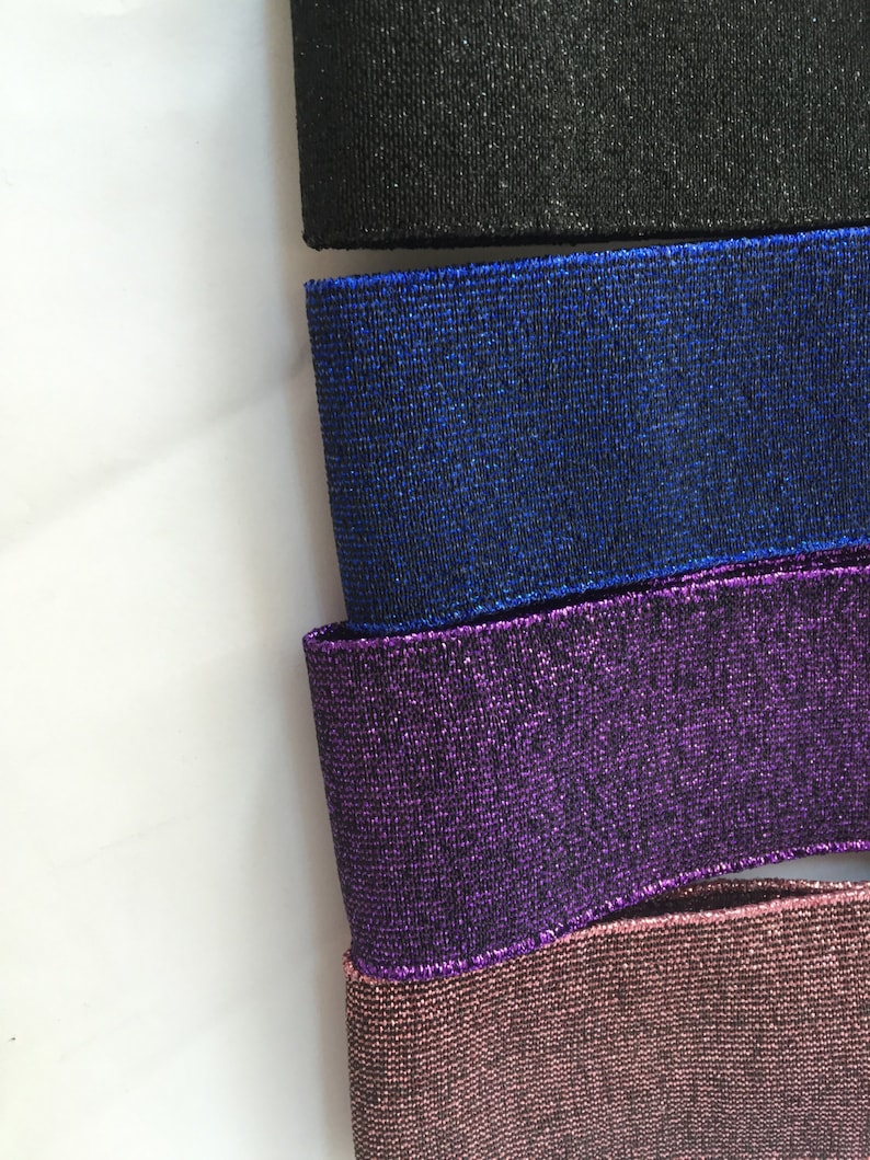 2 Inch Elastic, Shimmery Elastic, 2” Wide Shimmery Waistband 2 in ...