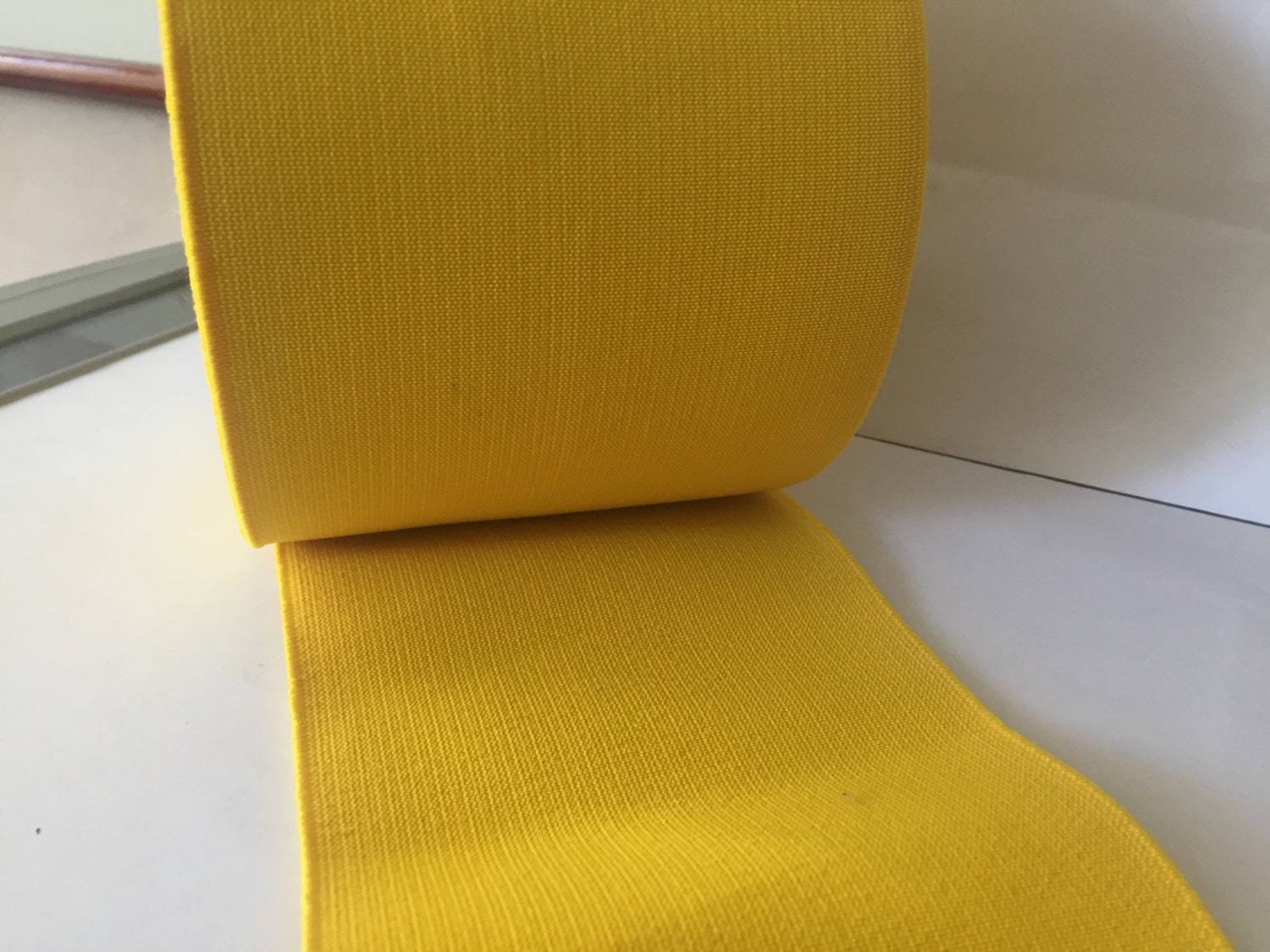 4 in 10 cm wide ultrawide yellow elastic | Etsy