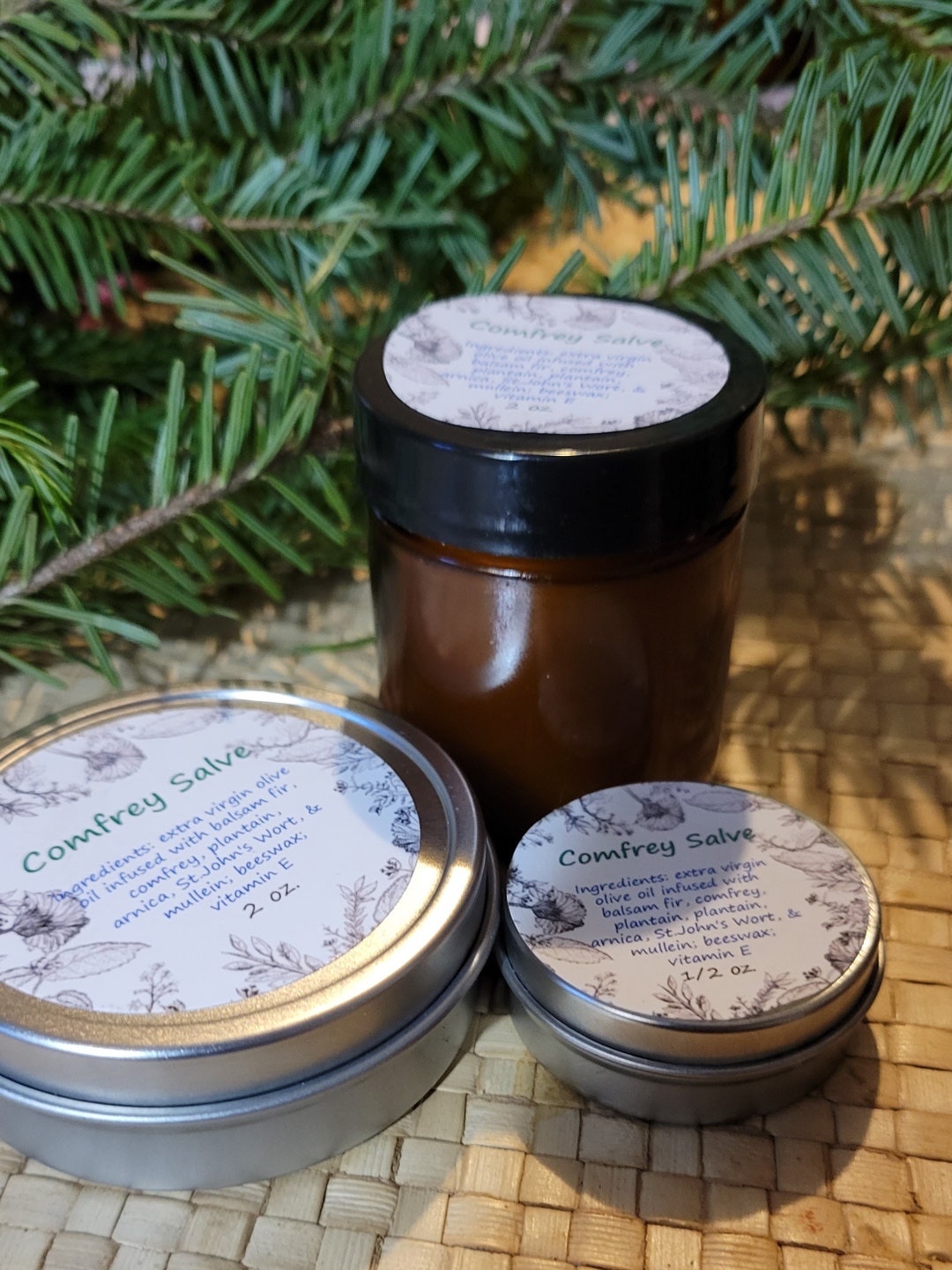 Herbal Salve for Aching Muscles, Insect Bites, Minor Cuts and Scrapes ...