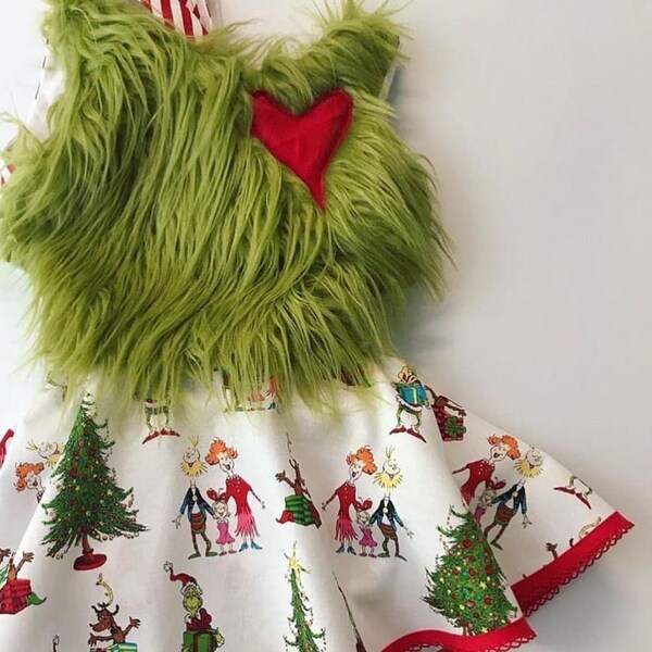 Grinch Dress - Etsy