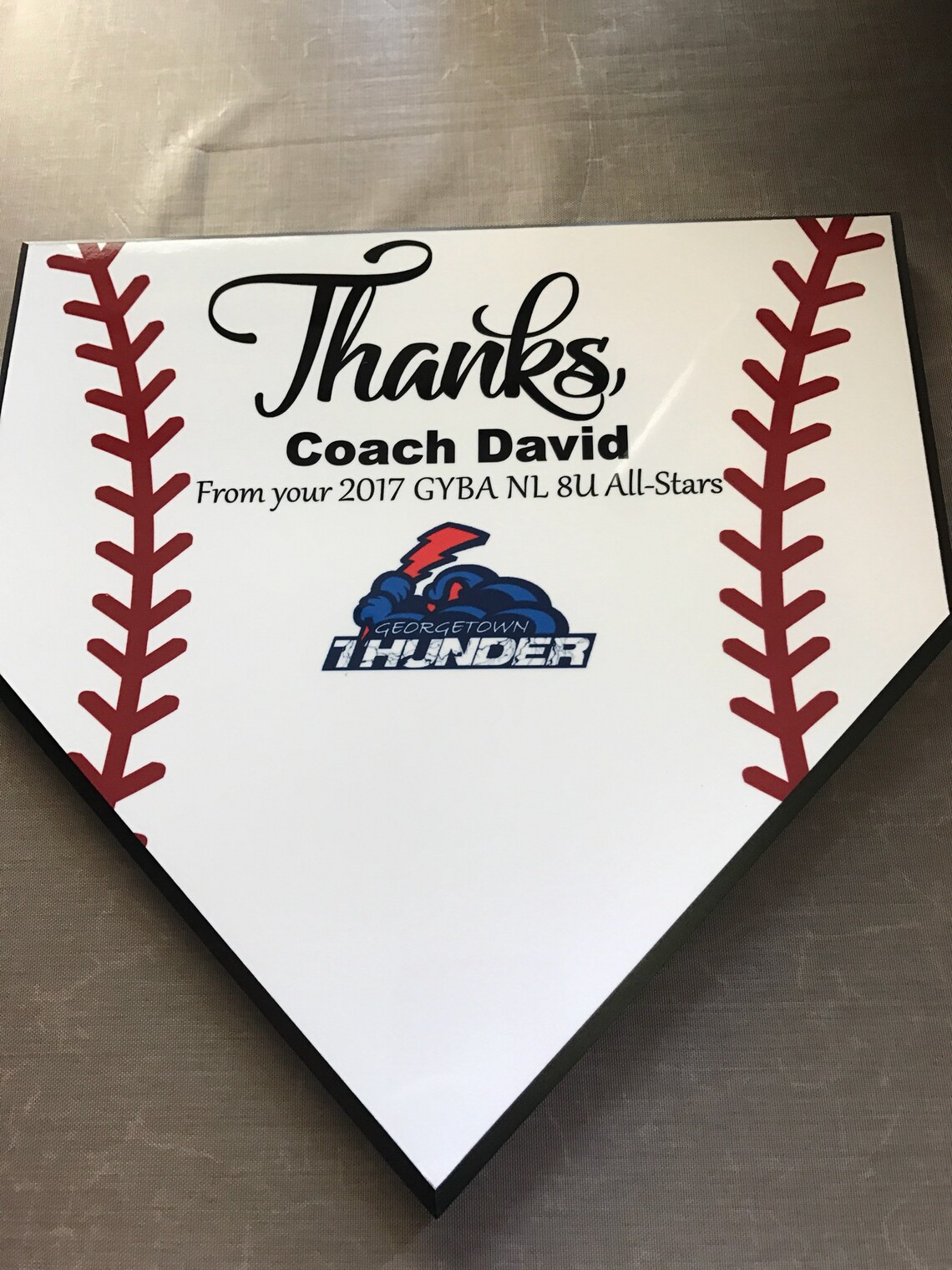 Team Home Plate Plaque - Etsy