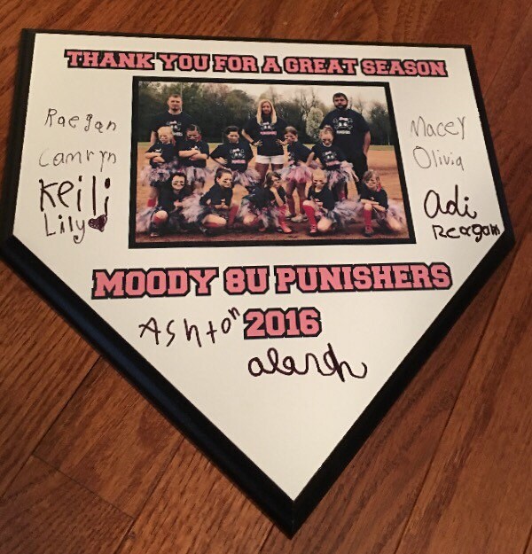 Team Home Plate Plaque - Etsy