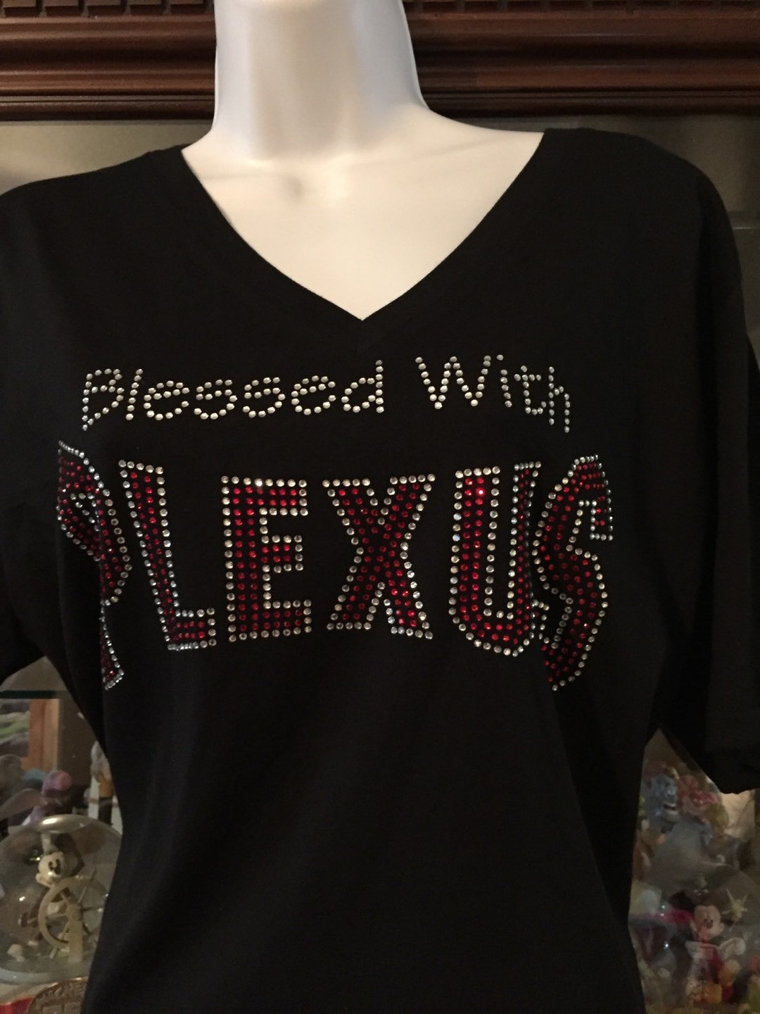 Blessed With Plexus Custom Rhinestone Shirt - Etsy