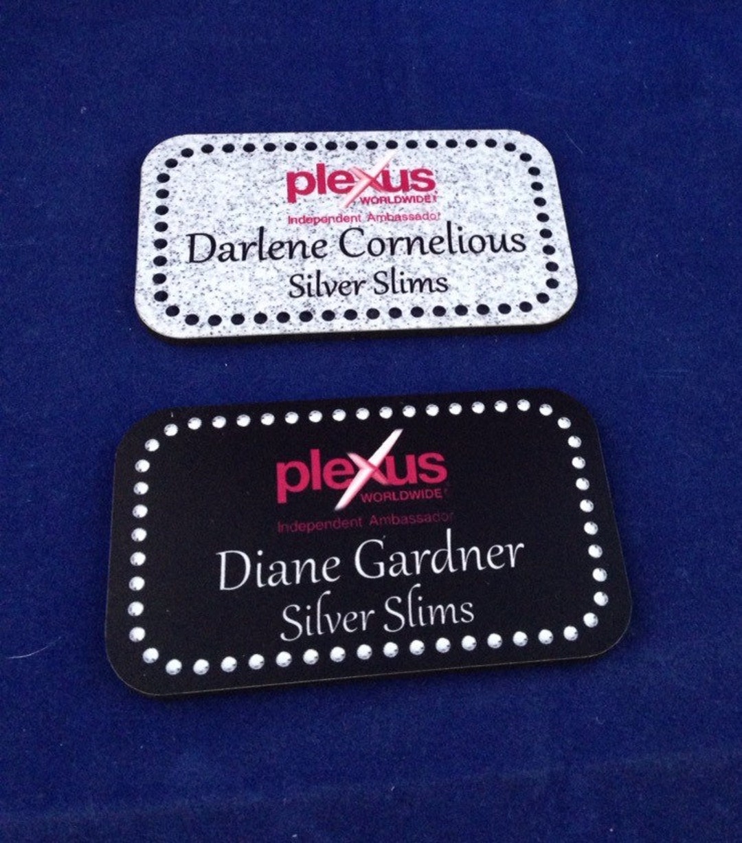 Custom Silver Slims Plexus Name Tag - Etsy