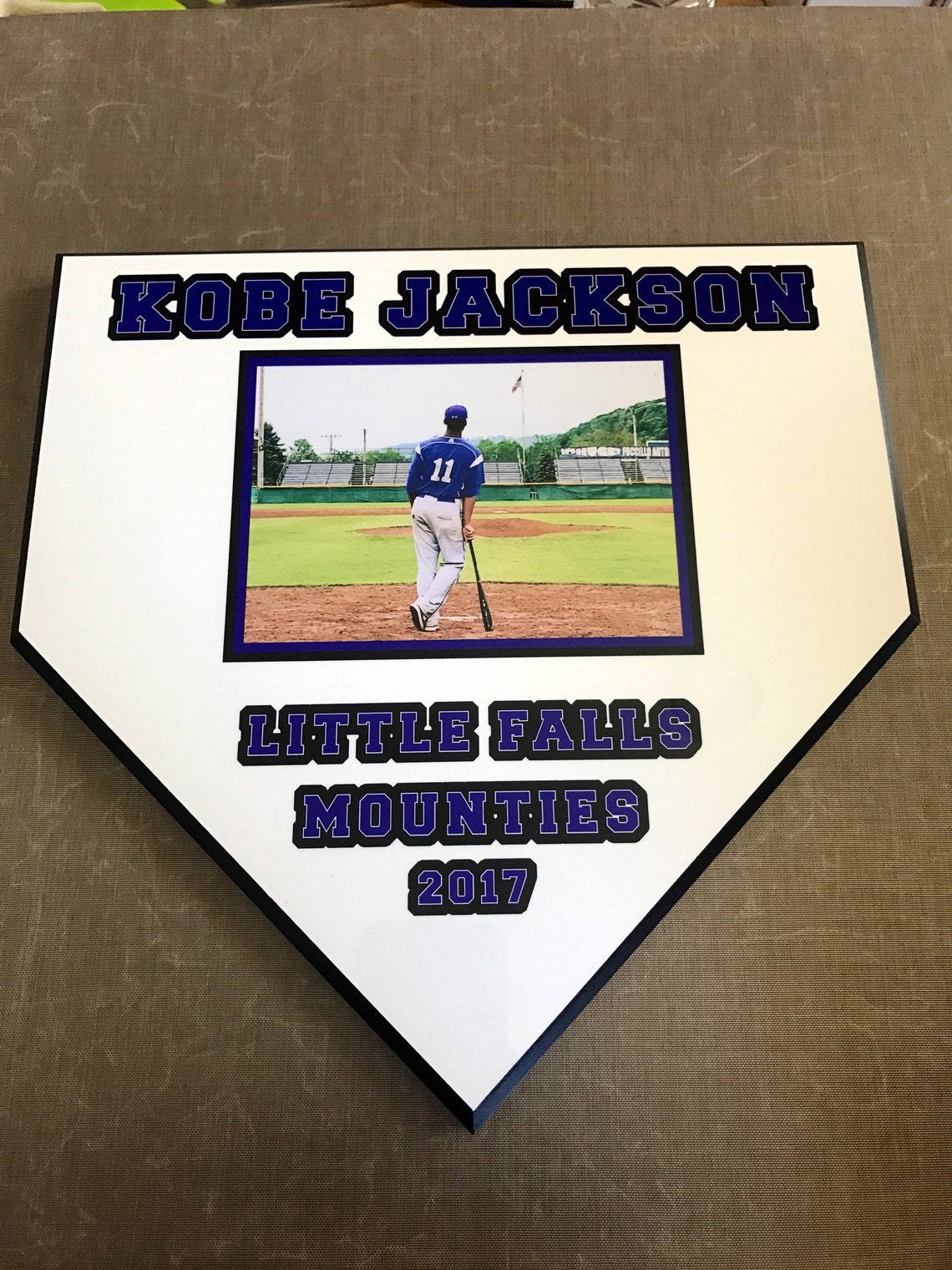 Team Home Plate Plaque | Etsy