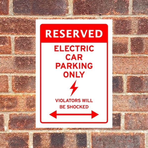 Funny Electric Vehicle Sticker - Etsy