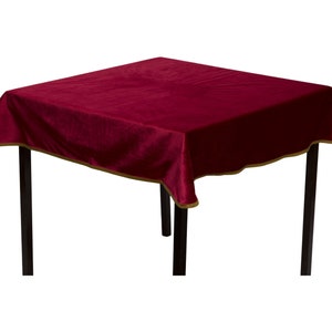 Velvet Bridge / Poker Card Game Plain Table Cloth - 44" Square (5 ...