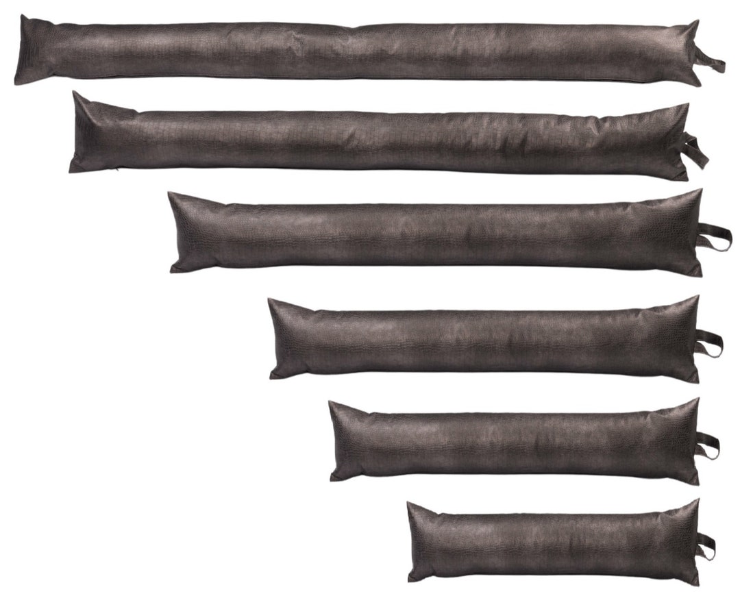 Leatherlook Crocodile Skin Metallic Bronze Draught Excluder Extra Long ...
