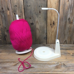 Wool Jeanie the Magnetic Yarn Ball Holder Which Feeds by Revolving the ...