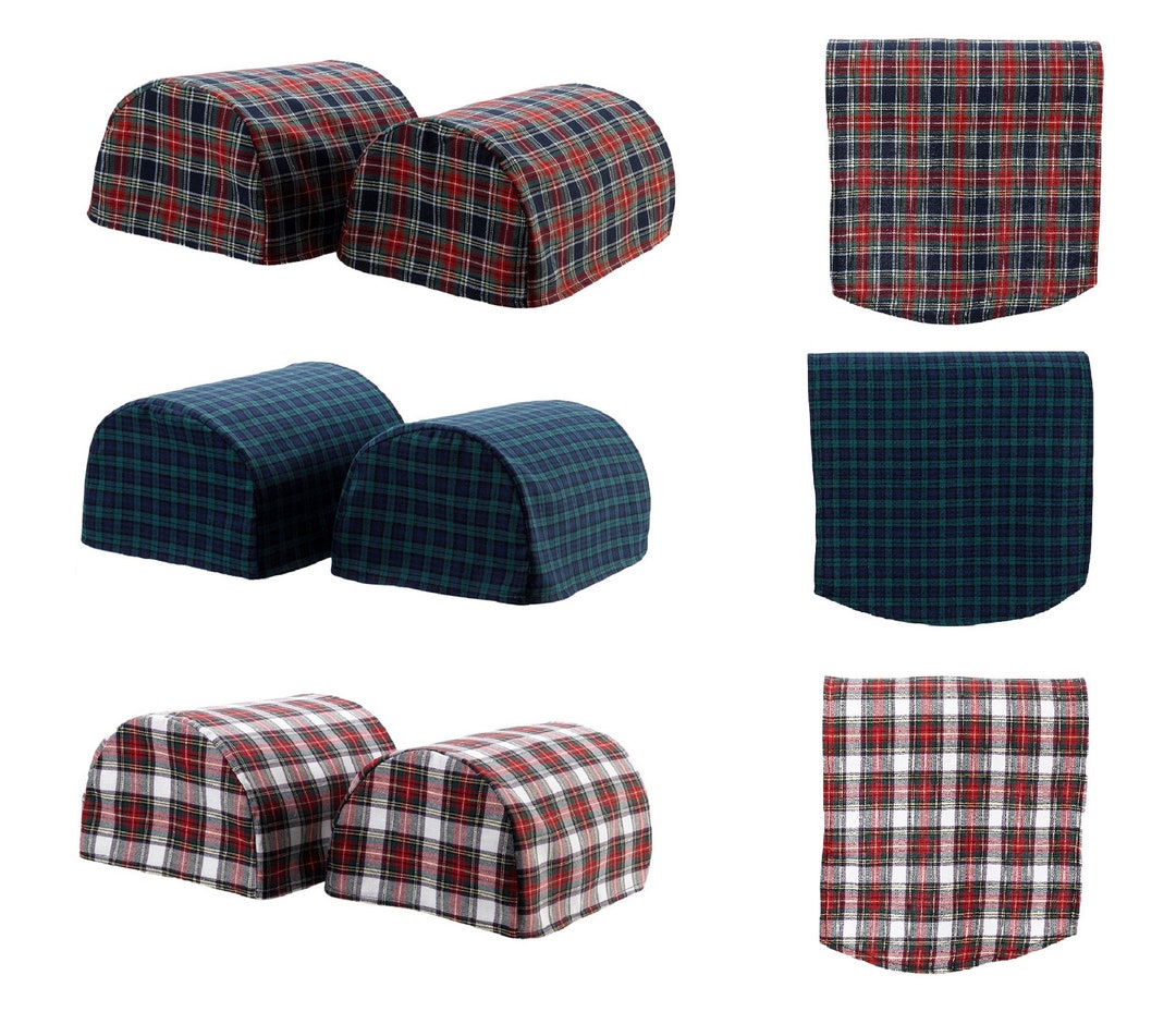 Tartan Arm Cap Pair or Chairbacks in 3 Designs (100% Cotton ...