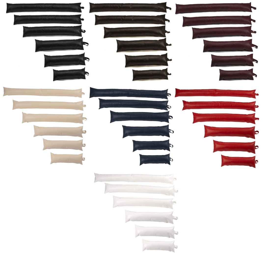 Soft PVC Leather Look Draught Excluder With Handle (available in 6 Size ...
