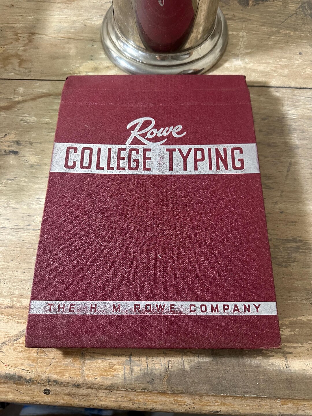 RARE Vintage Rowe College Typing Book by Charles G. Reigner and John J ...