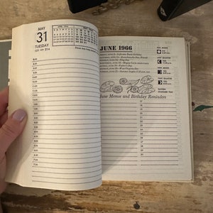 Vintage UNUSED 1965 Dailyaide Desk Calendars ~ the Silent Secretary ...