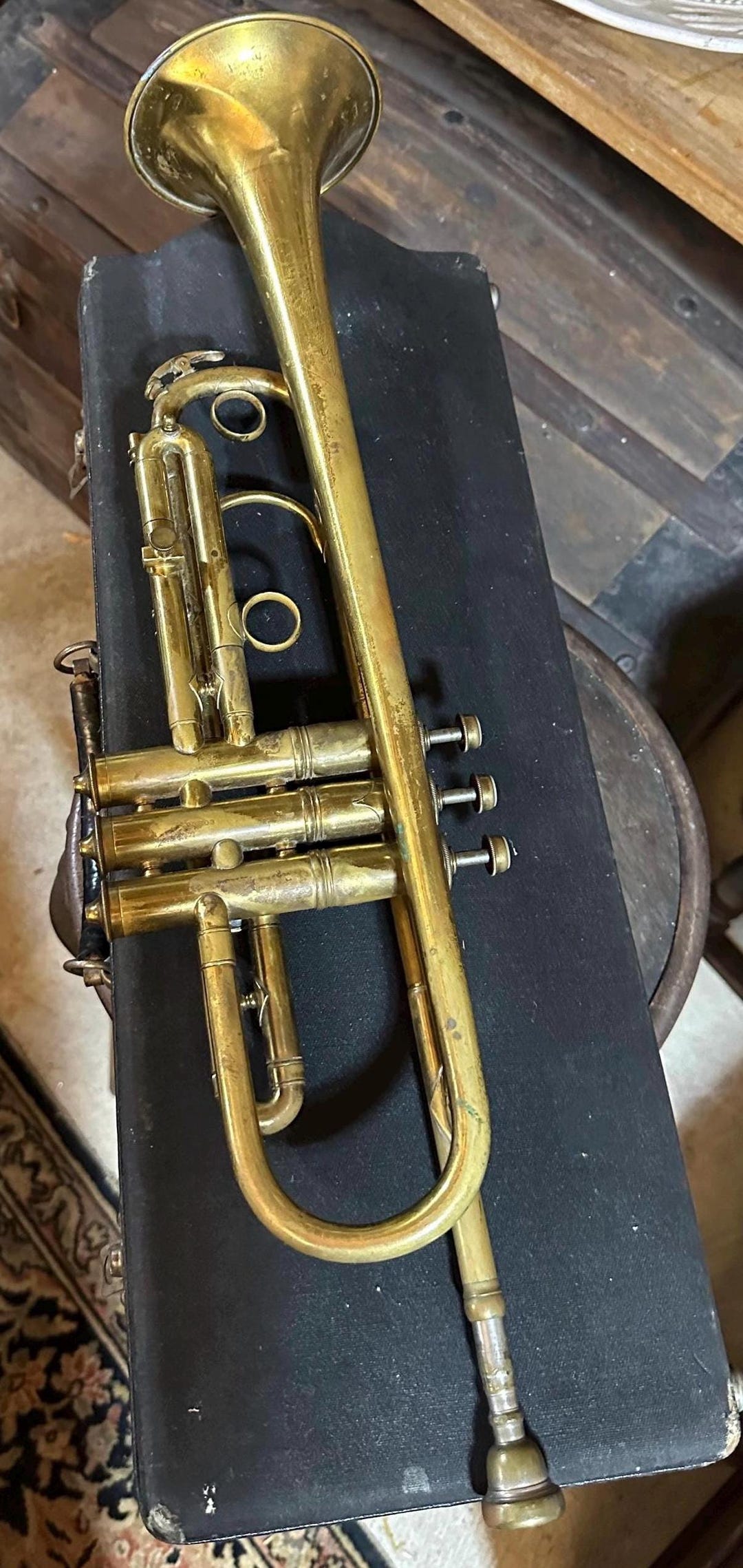 Vintage PAN-AMERICAN Trumpet 1930's Elkhart Ind. USA ~ Old Trumpets - Etsy