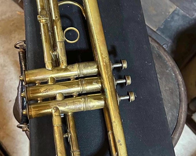 Vintage PAN-AMERICAN Trumpet 1930's Elkhart Ind. USA ~ Old Trumpets - Etsy