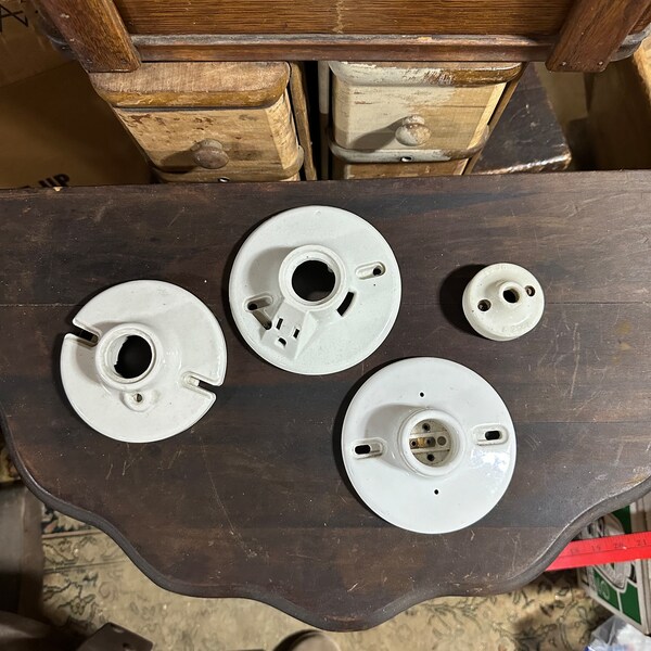 Porcelain Light Fixture Base - Etsy