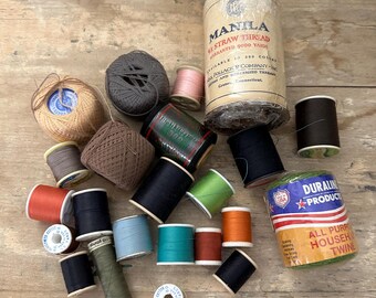 Vintage Bulk Thread ~bulk Spools of Multi Color Thread ~ All Purpose ...