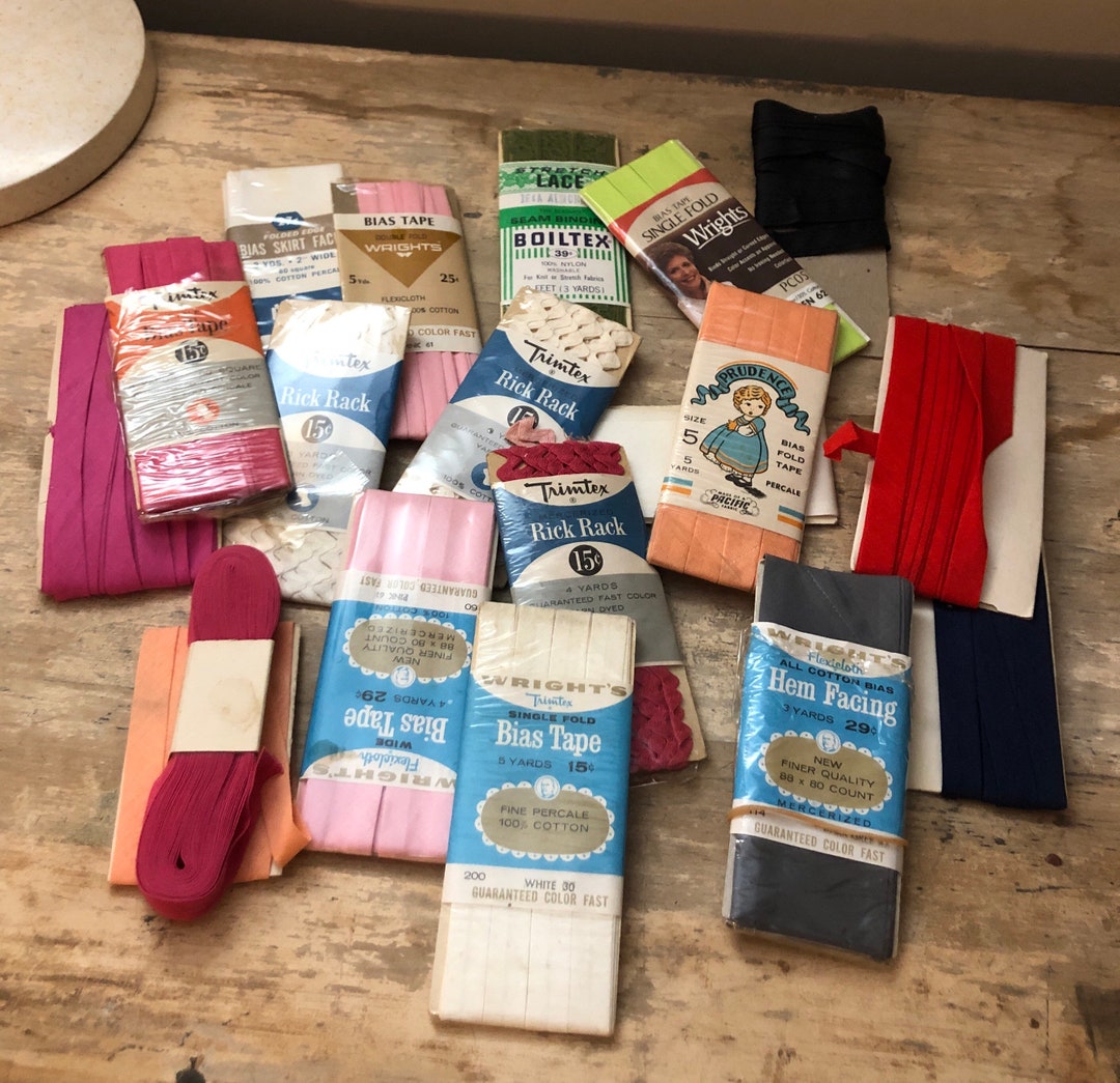 Bulk Rick Rack and BIAS Trim Beautiful Trim Factory Salvage 50s Era ...