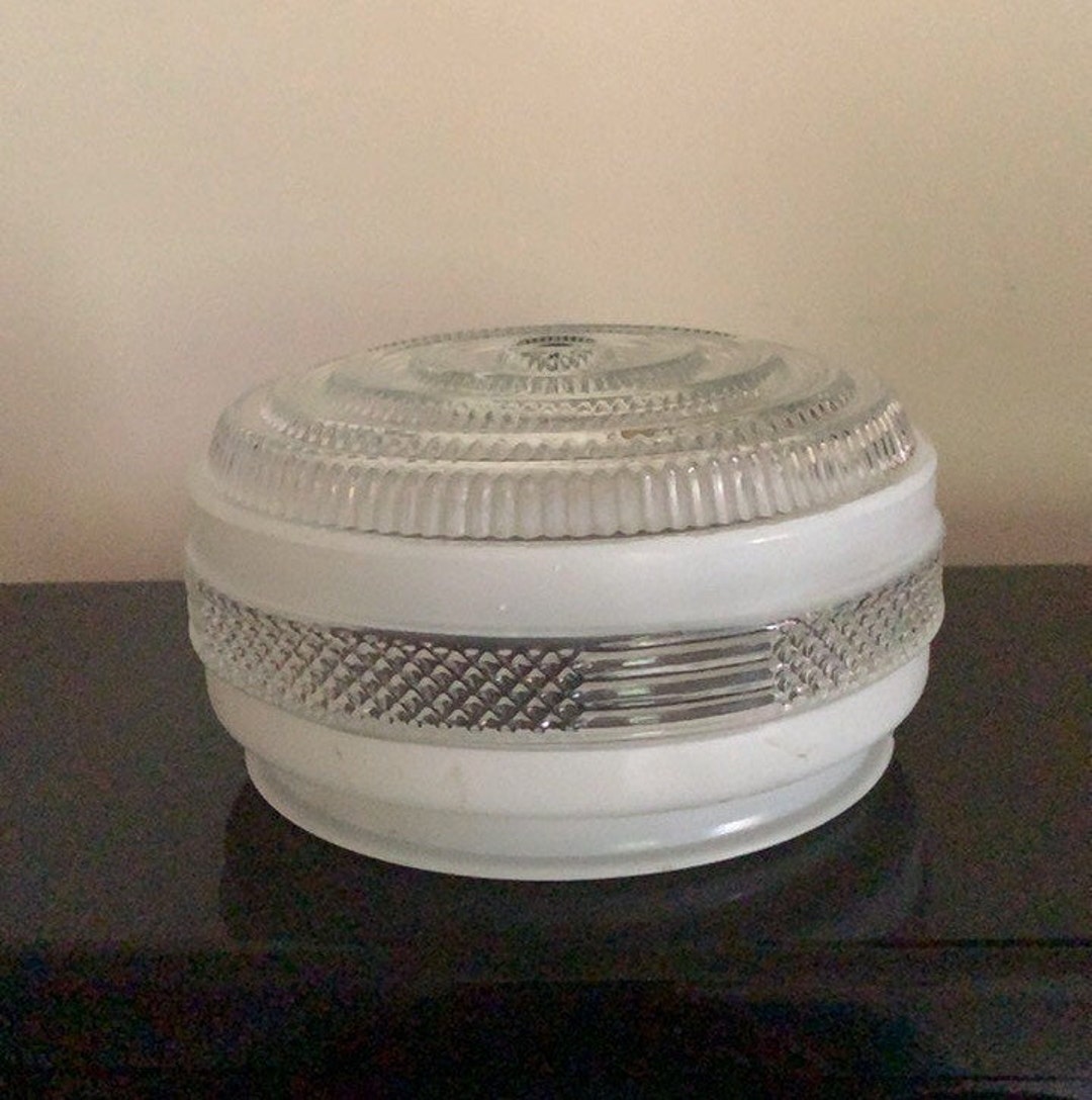 Antique Ceiling Light Cover. Glass Lamp Shade ~ This Old House ~ Glass ...