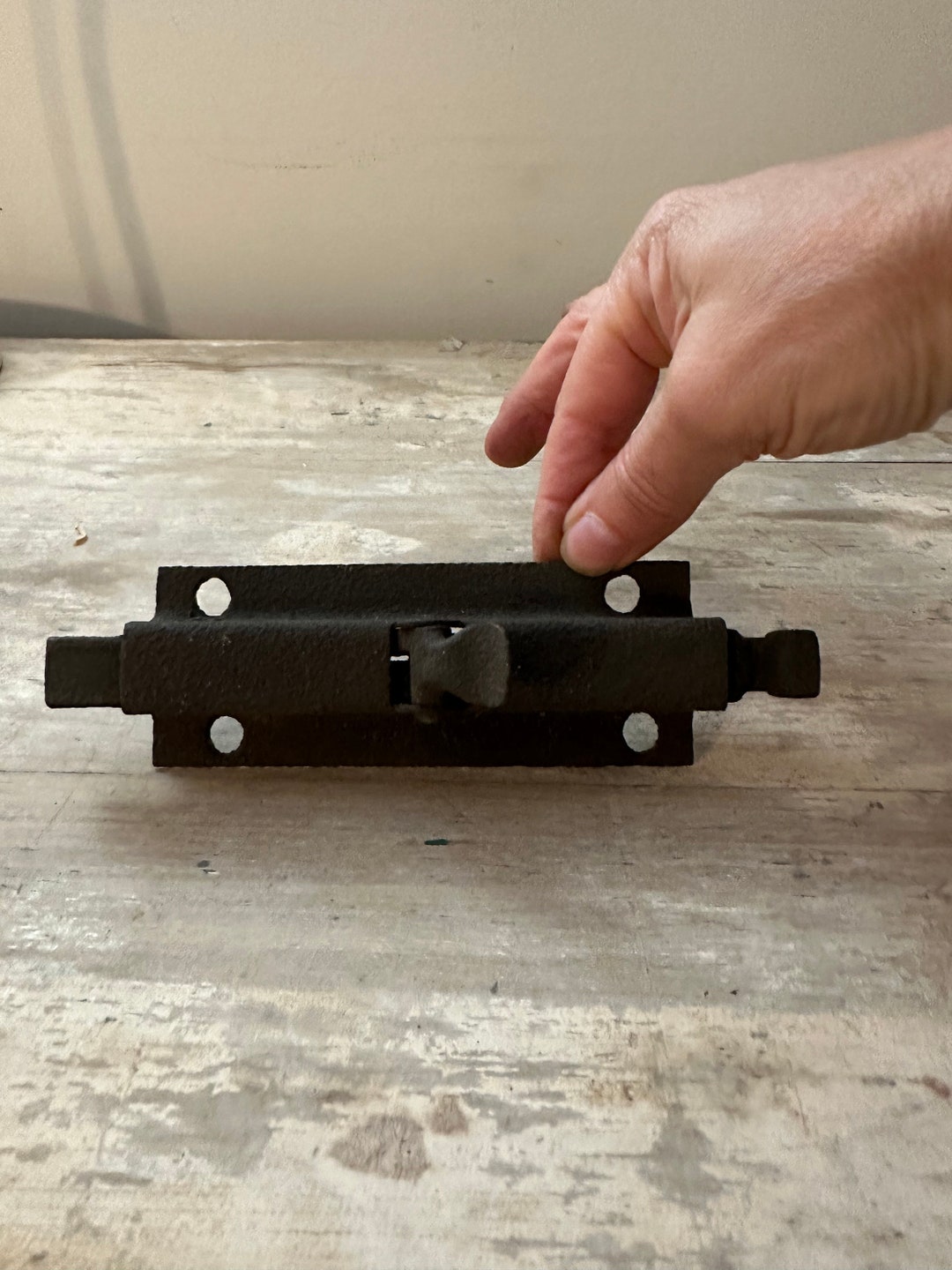 Antique Cast Iron Latch Barn Door Latch Large Heavy Duty Cast Iron ...