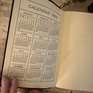Vintage UNUSED 1965 Dailyaide Desk Calendars ~ the Silent Secretary ...