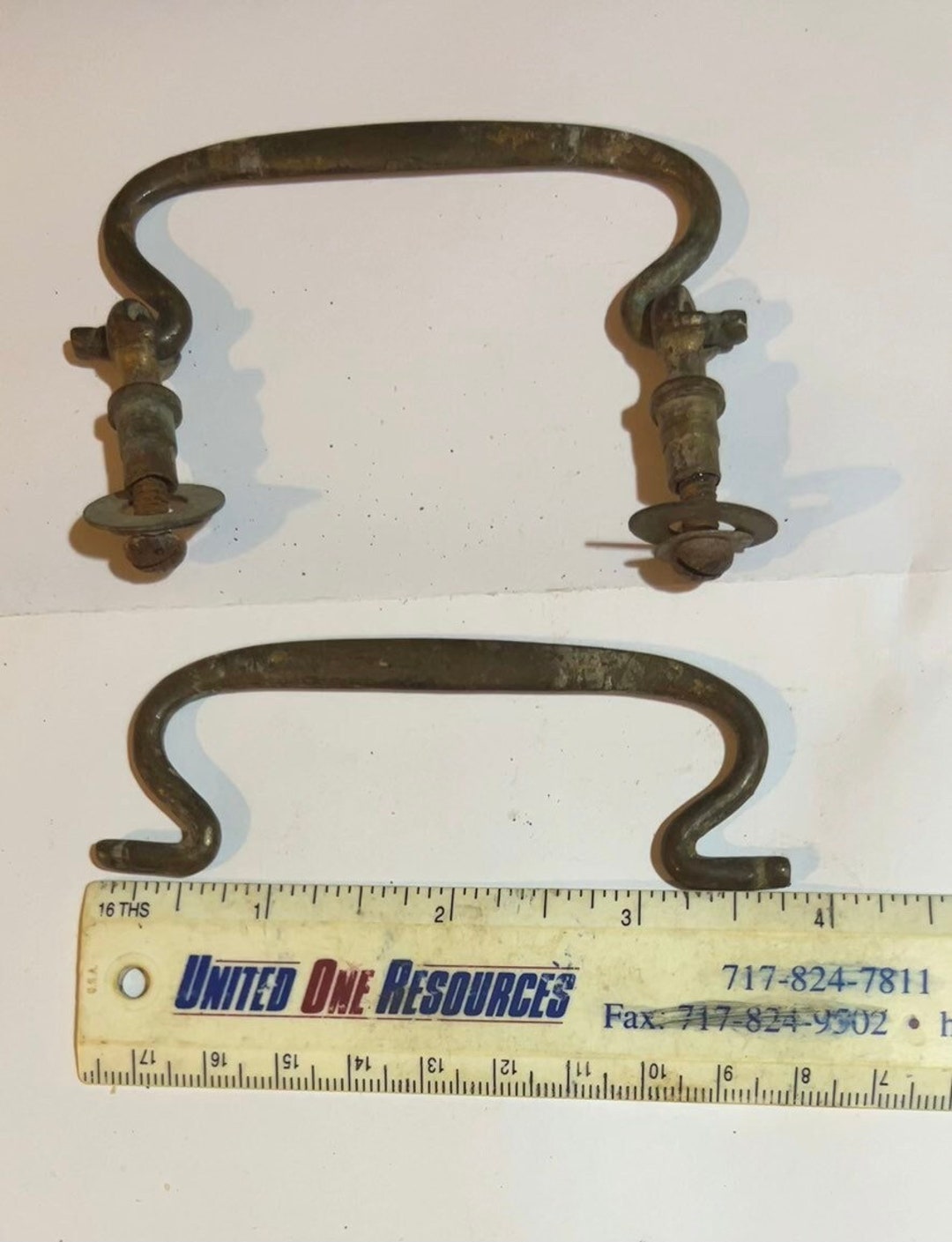 Antique Pair of Hardware Drawer Handles Drawer Handles or Door Pulls Architectural Salvage ...