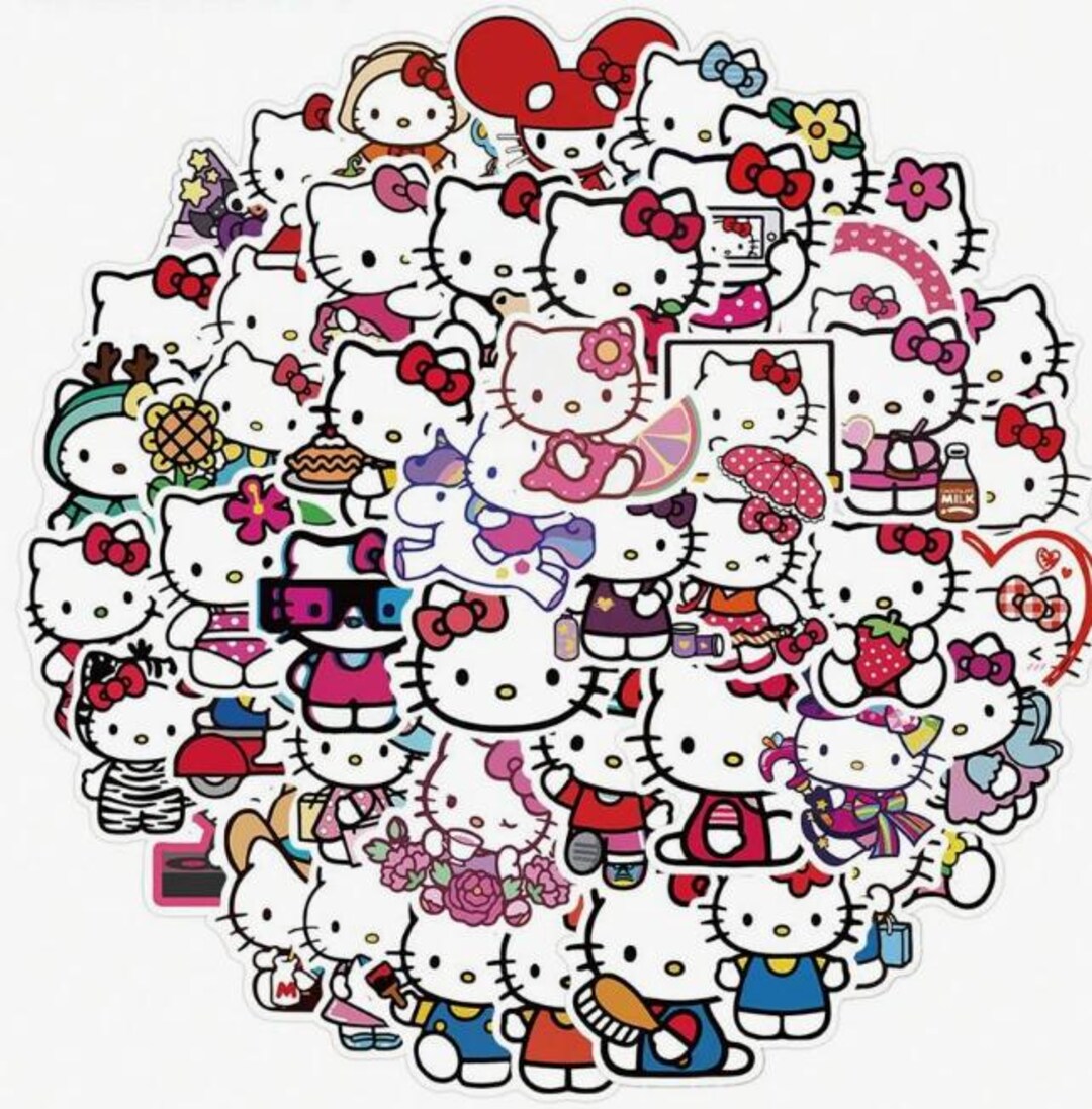 Hello Kitty, Hello Kitty Stickers, HK, Hello Kitty Birthday Party ...