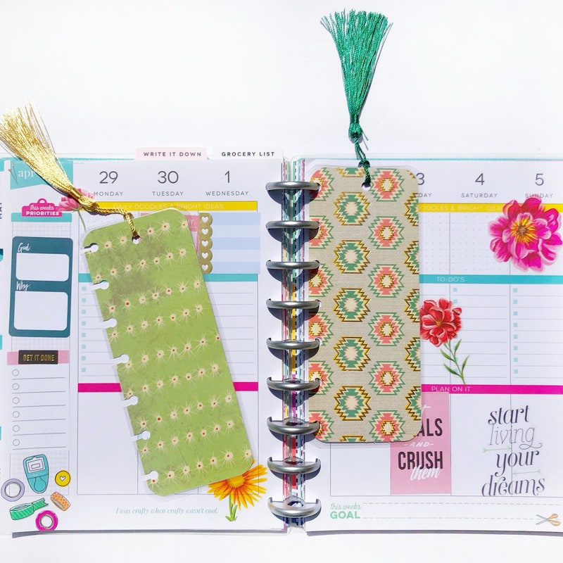 Planner Bookmark - Etsy