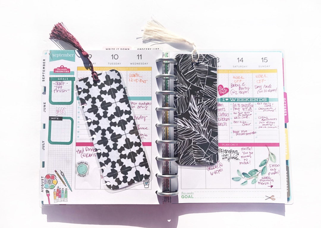 Happy Planner Inspired Bookmarks, Planner Bookmarks, Bookmarks ...