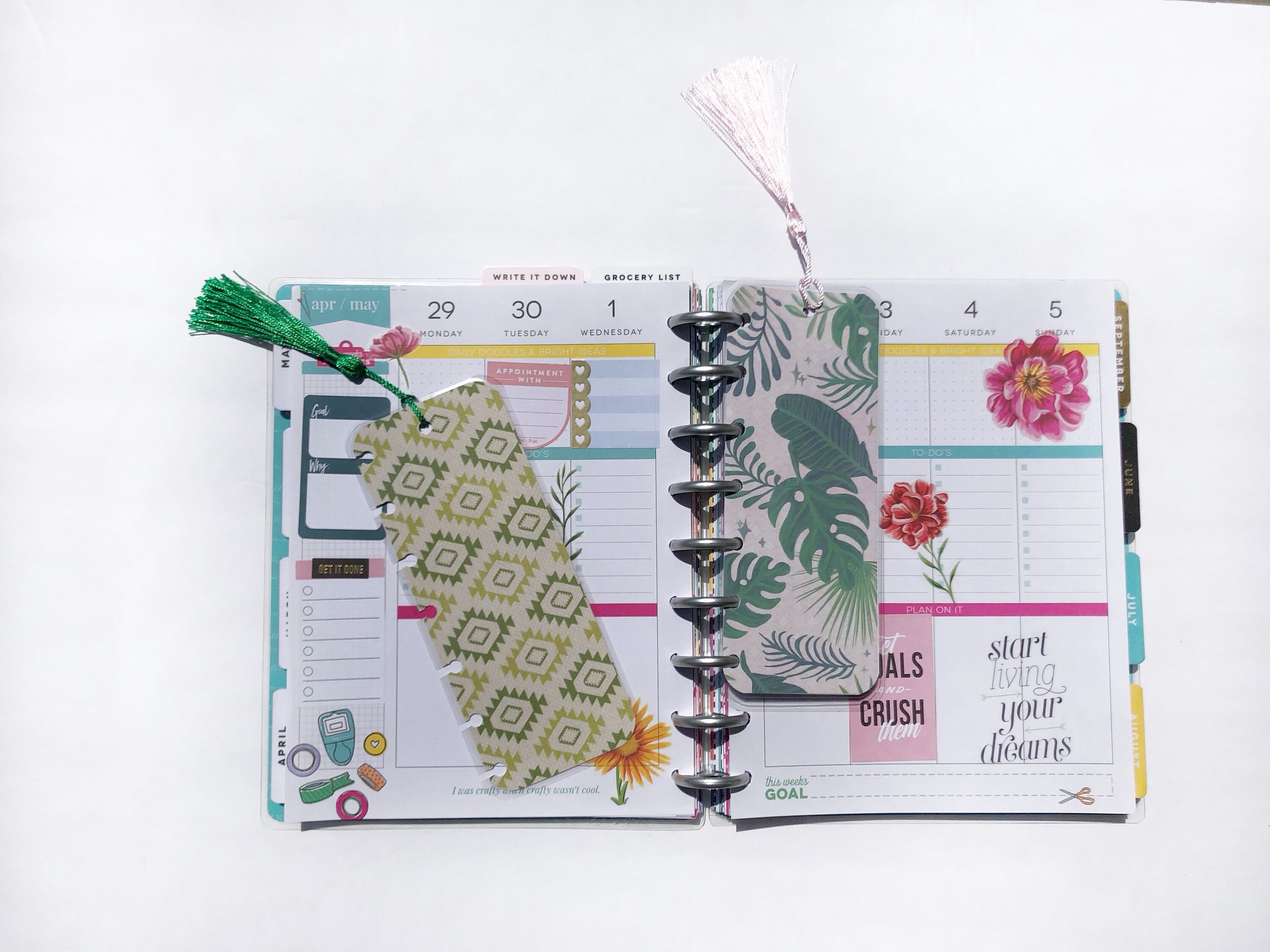 Happy Planner Inspired Bookmarks Planner Bookmarks Etsy happy-planner-inspired-bookmarks-planner-bookmarks-etsy