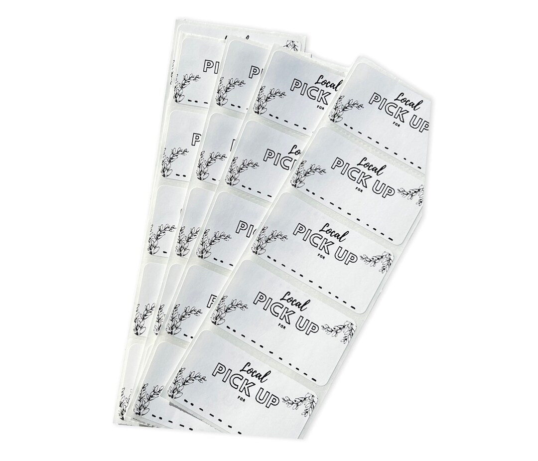 Local Pickup Labels, Pickup Stickers, Porch Pickup Stickers, Porch ...