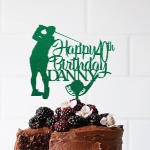 Golf Cake Topper - Etsy