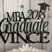Graduation Cake Topper, Personalized Graduation Cake Topper, High ...