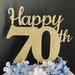 70th Birthday Cake Topper, 70th Cake Topper, 70 Birthday Cake Topper ...