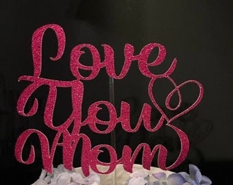 Mom Cake Topper | Etsy