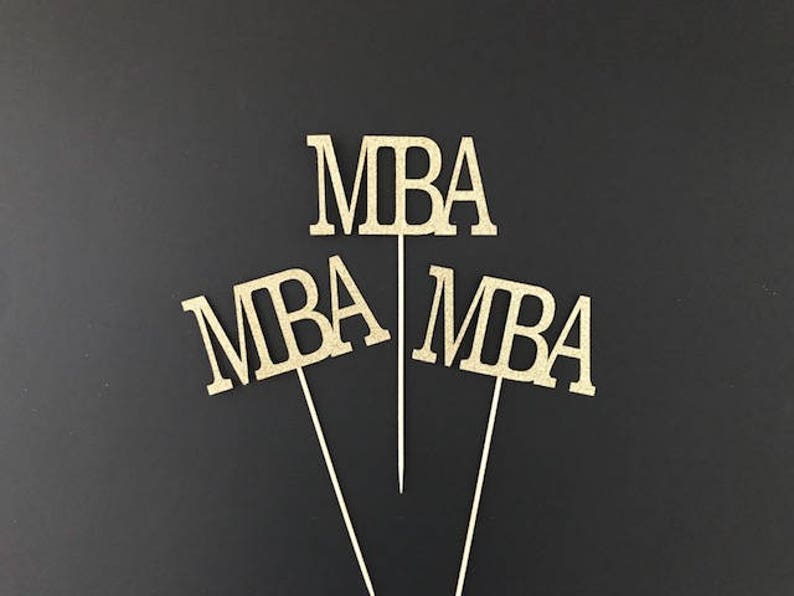 Graduation Centerpiece Sticks MBA MBA Degree Graduation Party - Etsy